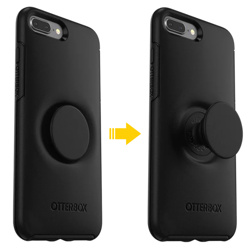 OtterBox Otter+Pop Symmetry Case for iPhone 8 Plus (Black)